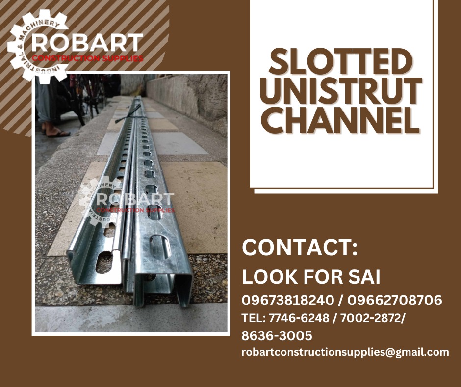 Slotted Unistrut Channel, Commercial & Industrial, Construction Tools ...