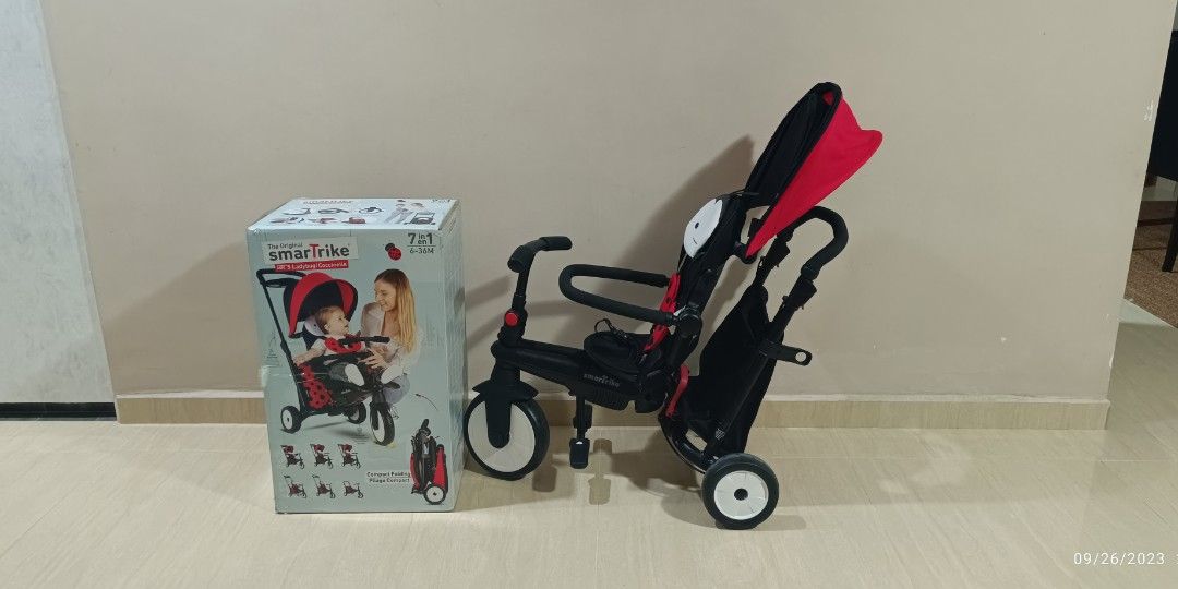Smartrike STR 5 Folding babytrike - Ladybug, Babies & Kids, Going Out ...