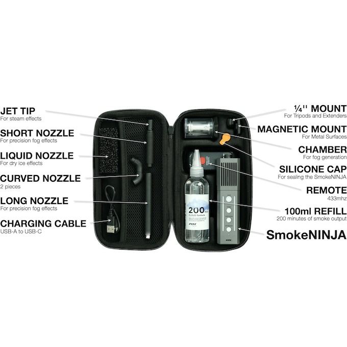 Smoke Ninja Portable Small Pocket Fog Machine for Professional ...