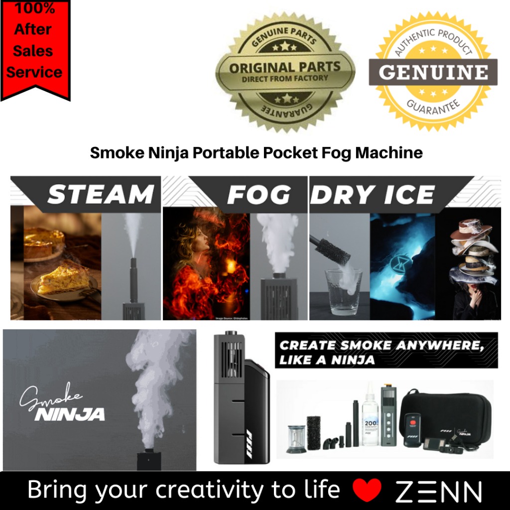 Smoke Ninja Portable Small Pocket Fog Machine for Professional ...