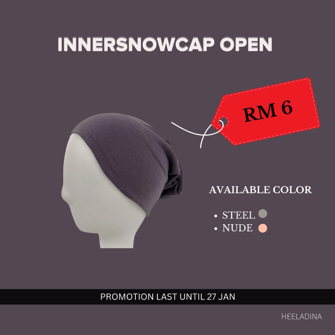 Snowcap, Women's Fashion, Muslimah Fashion, Hijabs on Carousell