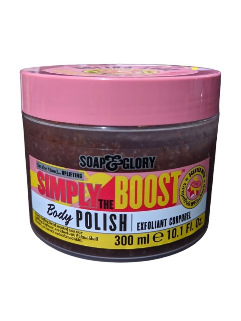 Soap & Glory Simply The Boost Exfoliating, Smoothing & Buffing Body ...