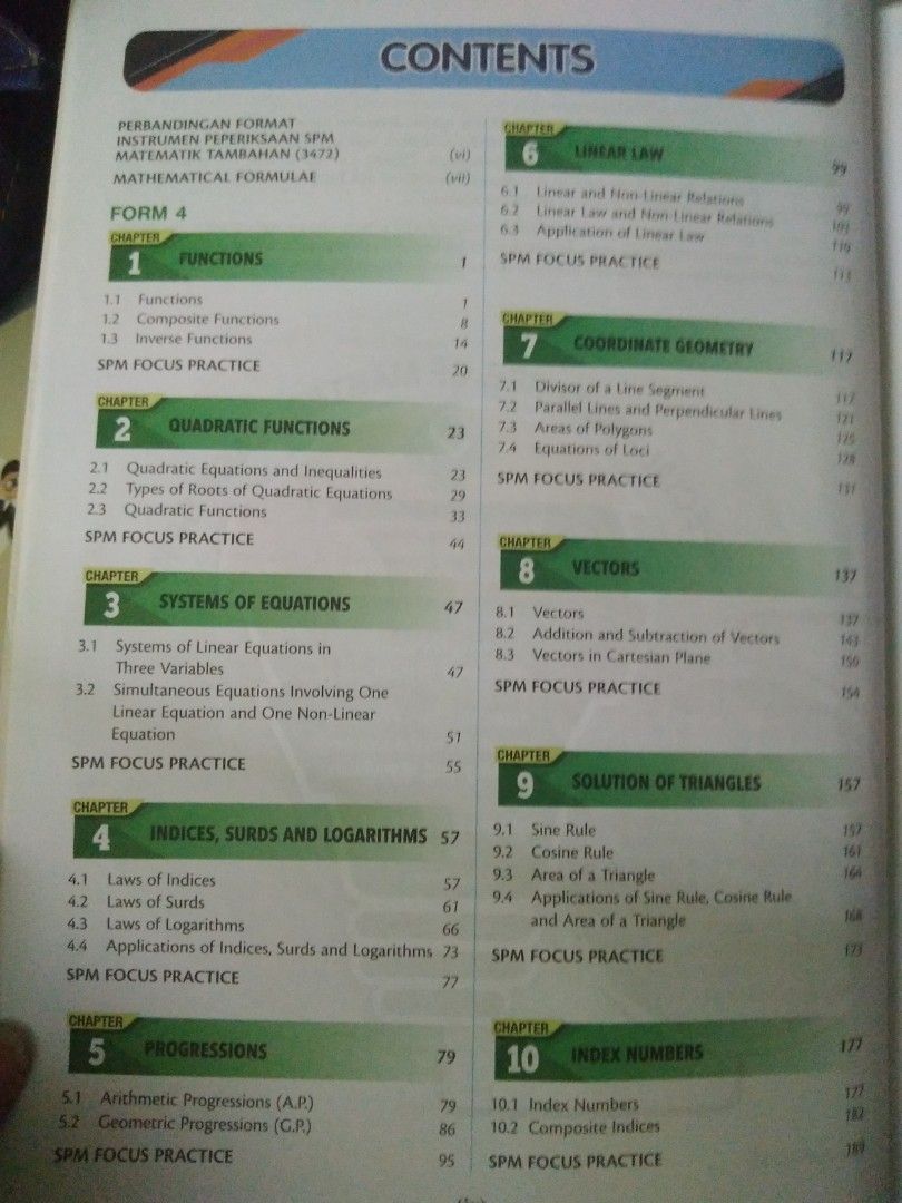 SPM Additional Mathematics revision book (sasbadi), Hobbies & Toys ...