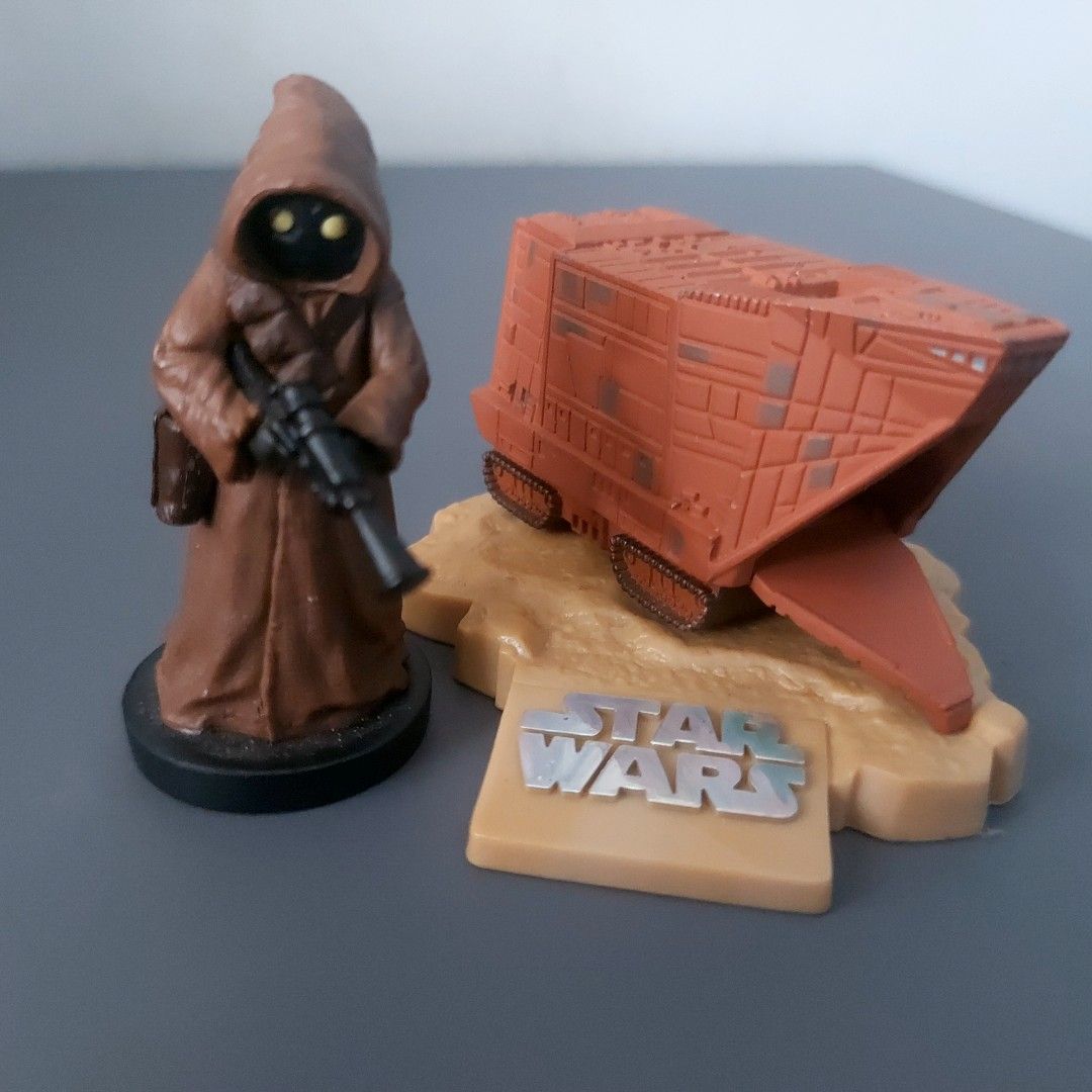 Star Wars Jawa Sand Crawler Vehicle Titanium Figure Toys Disney Galoob ...
