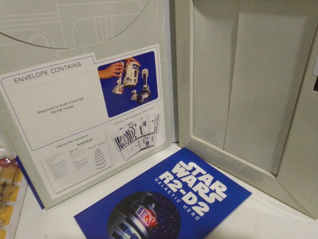 Star Wars saga MASTER MODELS R2-D2 Astro DROID Paper Model Book ...
