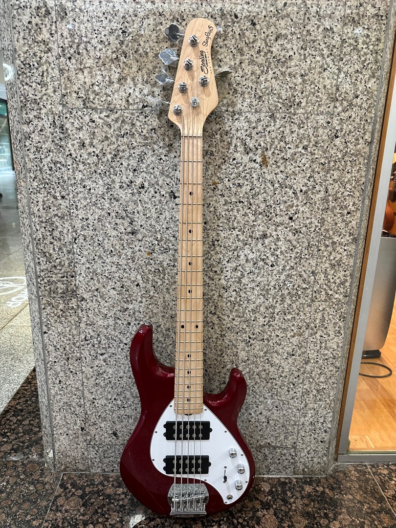 Sterling S.U.B Series Ray5 HH 5-String Electric Bass Guitar, Candy ...