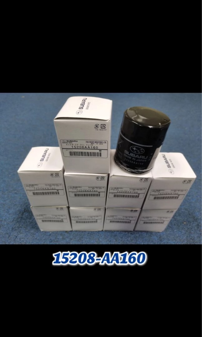 Subaru Oil Filter 15208-AA160, Car Accessories, Accessories on Carousell