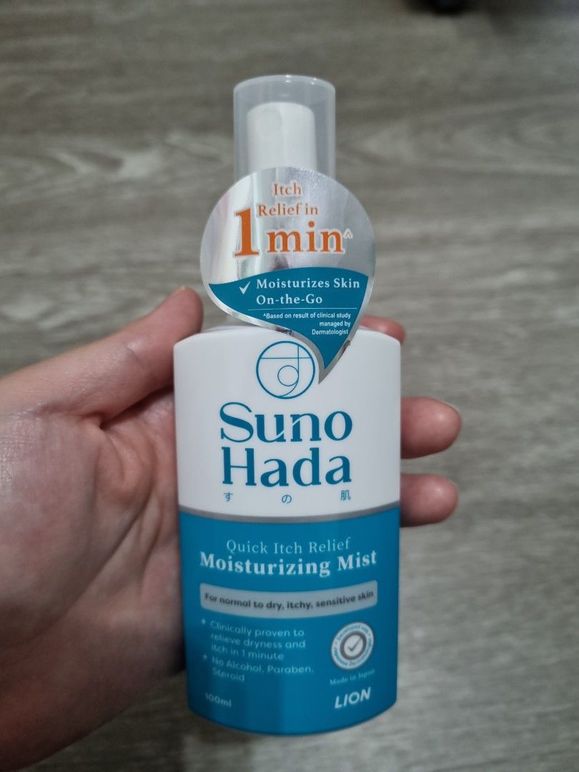 Suno Hada Quick Itch Relief Moisturising Mist, Beauty & Personal Care ...