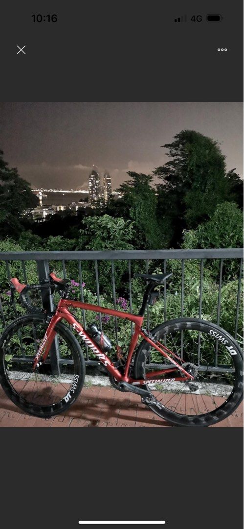 S-Works Tarmac SL6 carbon (rim). Size 49 w Ultegra groupset and DT ...