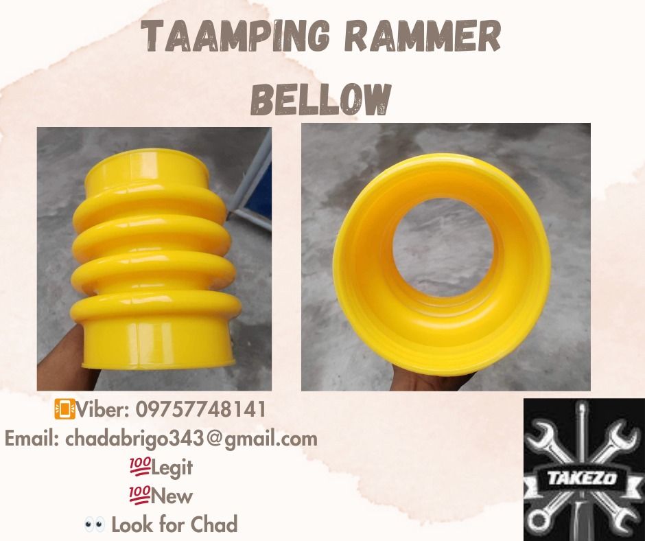 TAAMPING RAMMER BELLOW, Commercial & Industrial, Construction Tools ...