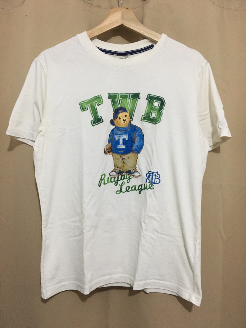 Teenie Weenie - Teddy Bear Rugby League #21 T-Shirt (Beige)‼️, Men's ...