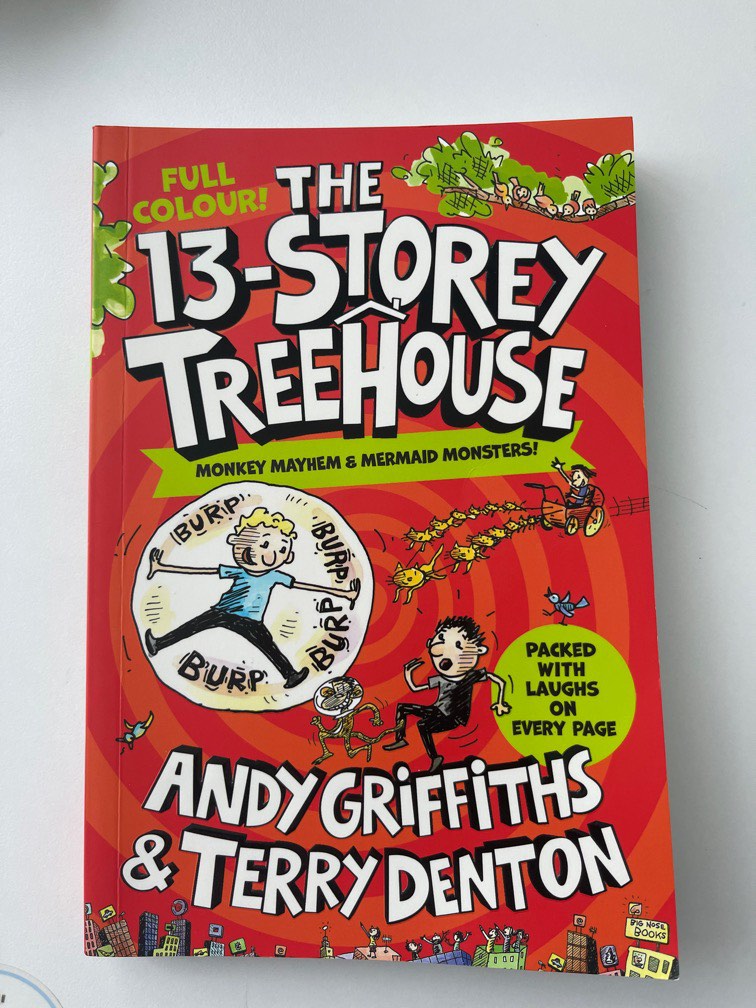 The 13-Storey Treehouse (coloured), Hobbies & Toys, Books & Magazines ...