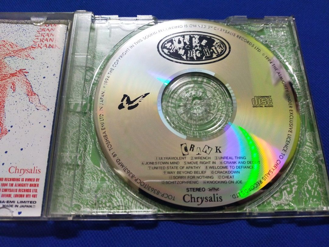 The Almighty - Crank, Hobbies & Toys, Music & Media, CDs & DVDs on ...