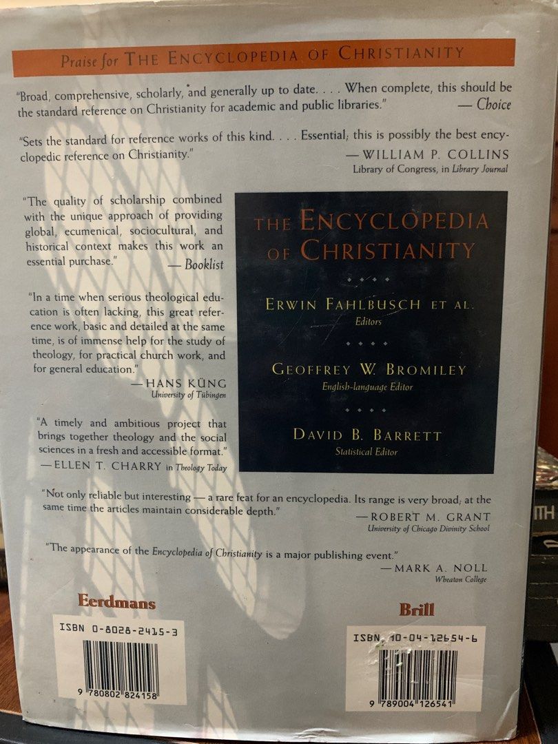 The Encyclopedia of Christianity ( vol 3) by Eerdmans• Brill, Hobbies & Toys, Books & Magazines ...