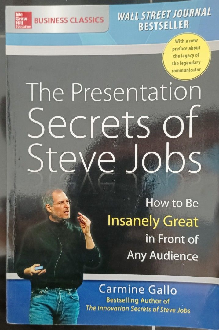 The Presentation Secrets Of Steve Jobs Hobbies Toys Books
