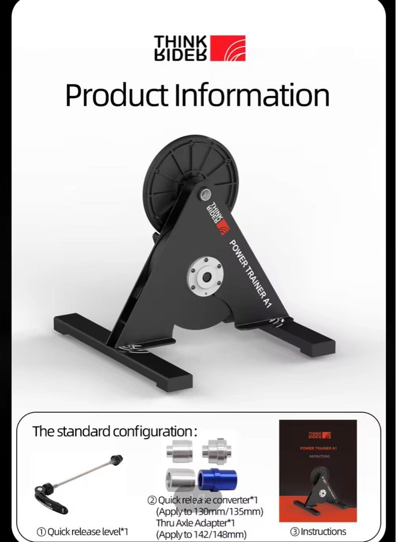 ThinkRider A1 Indoor Trainer, Sports Equipment, Bicycles & Parts, Parts ...
