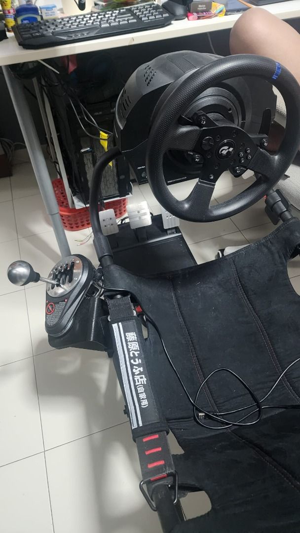 Thrustmaster T300 RS GT with Playseat Challenge + TH8A Shifter and ...