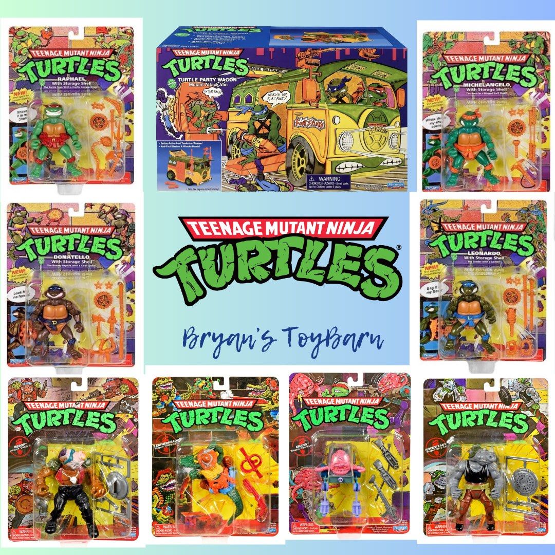 TMNT Teenage Mutant Ninja Turtles (Storage Shell Figure 4-Pack #81324 ...
