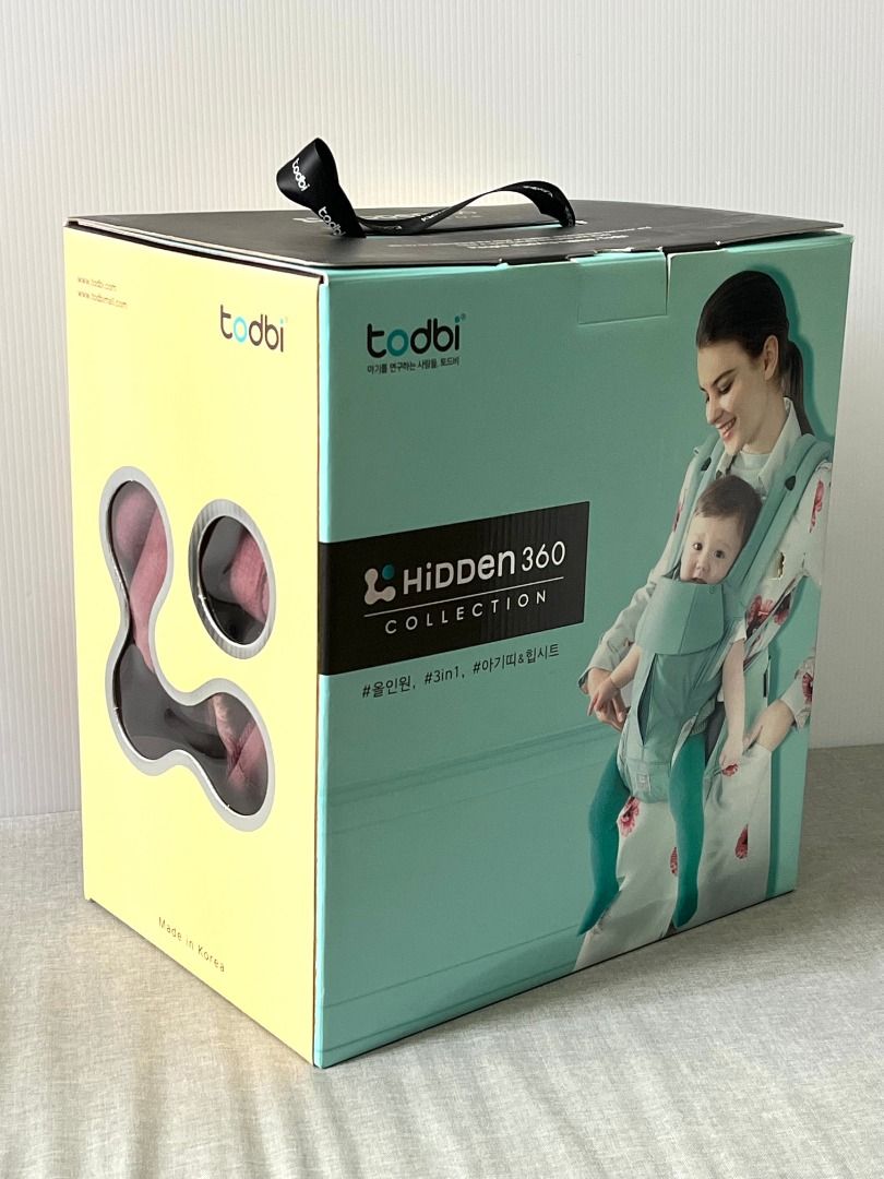 Todbi Hidden 360 - 3合1 揹帶 坐墊, 兒童＆孕婦用品, 外出用品, 外出用品 - 背帶 - Carousell
