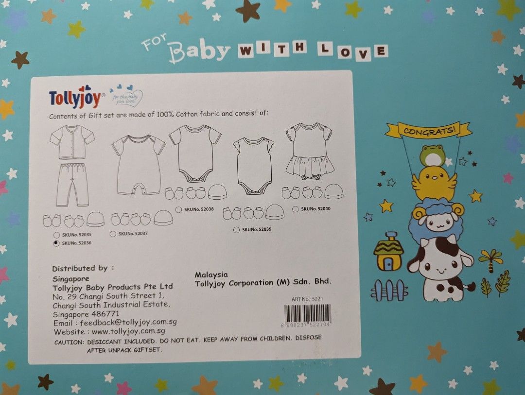 Tollyjoy Baby Gift Set, Babies & Kids, Babies & Kids Fashion on Carousell