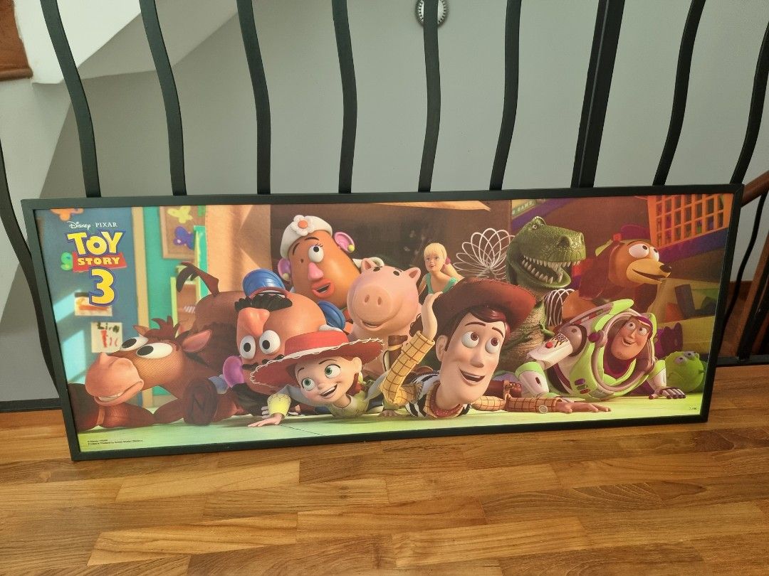 Toy Story 3 Disney Pixar Wall Frame, Furniture & Home Living, Home ...
