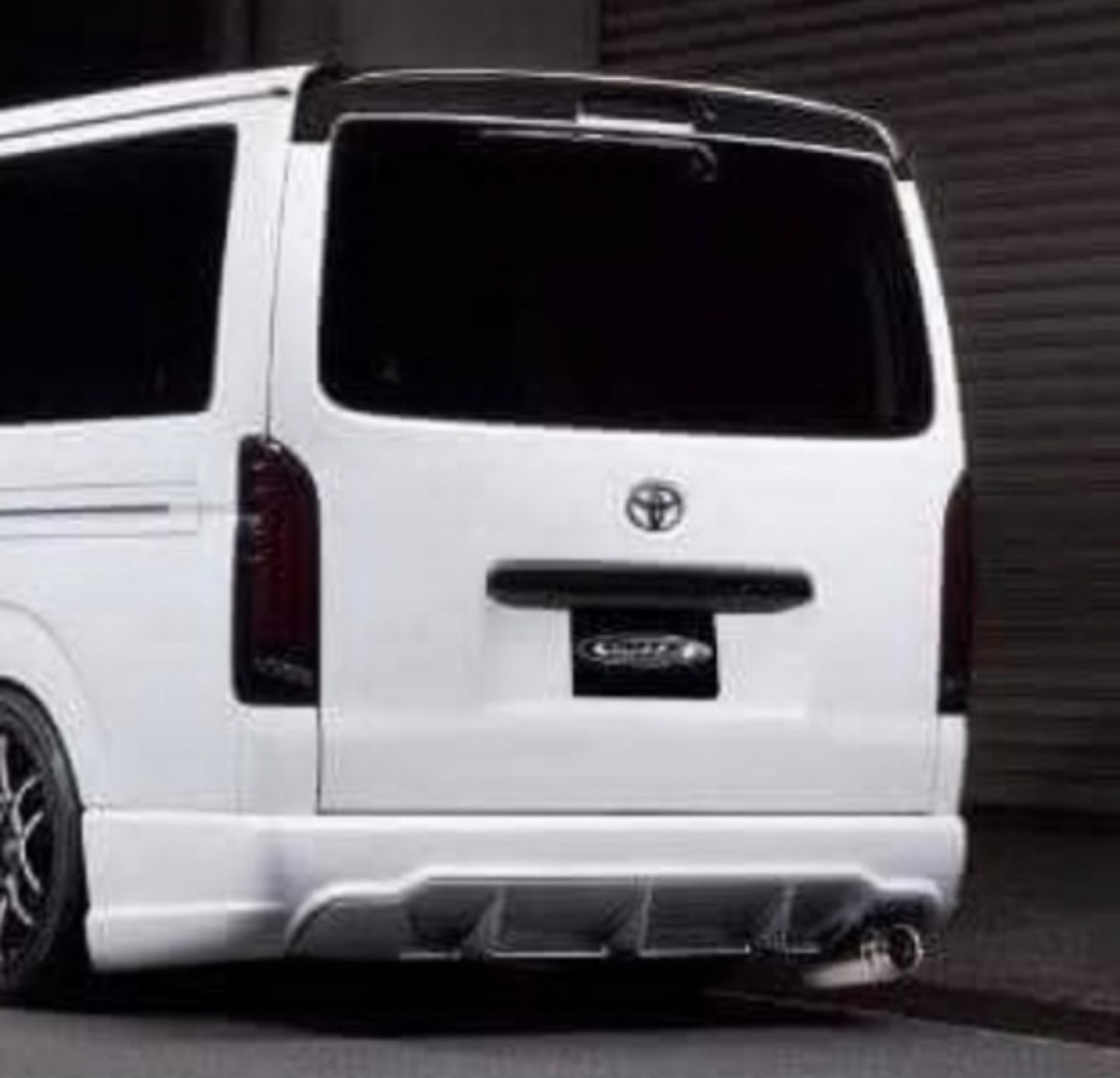 Hiace MTS Rear bumper/MTS Spoiler/ MTS Side skirt/Hiace Accessories ...