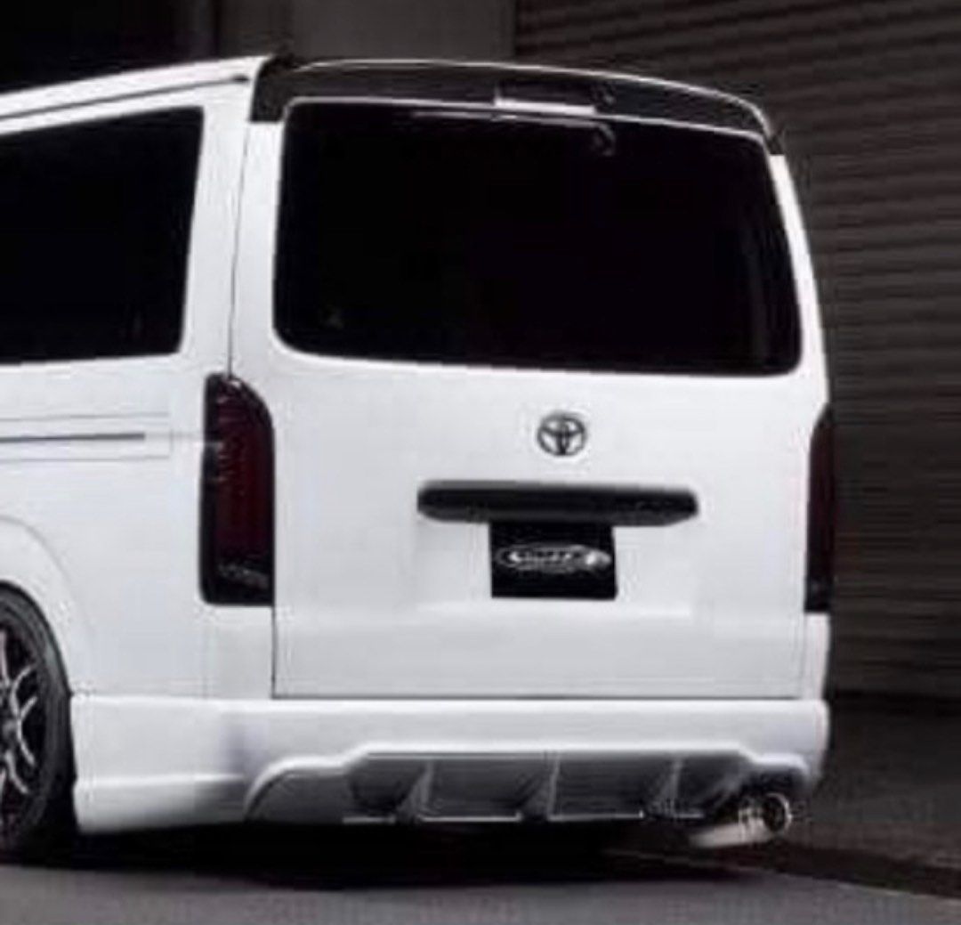 Hiace MTS Rear bumper/MTS Spoiler/ MTS Side skirt/Hiace Accessories ...