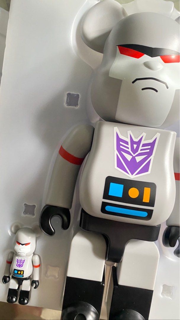 Transformers Optimus and Megatron Bearbrick 400%, Hobbies & Toys, Toys ...