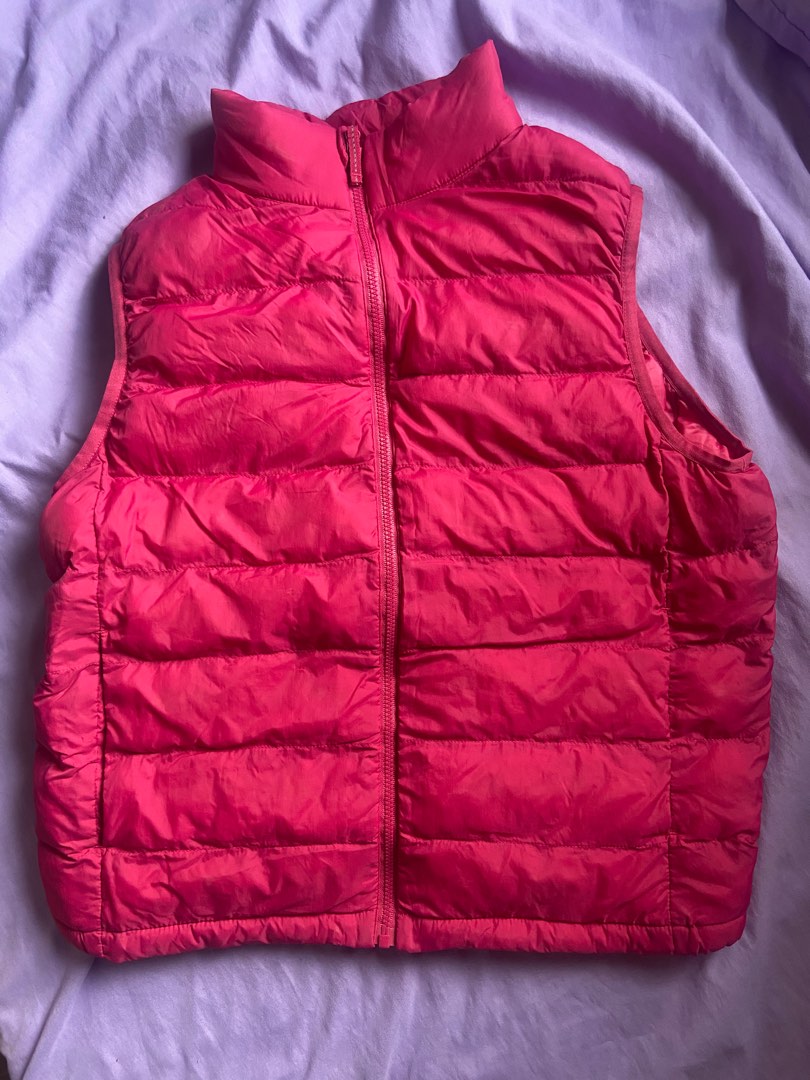 Uniqlo Hot Pink Puffer Jacket, Women's Fashion, Tops, Others Tops on ...