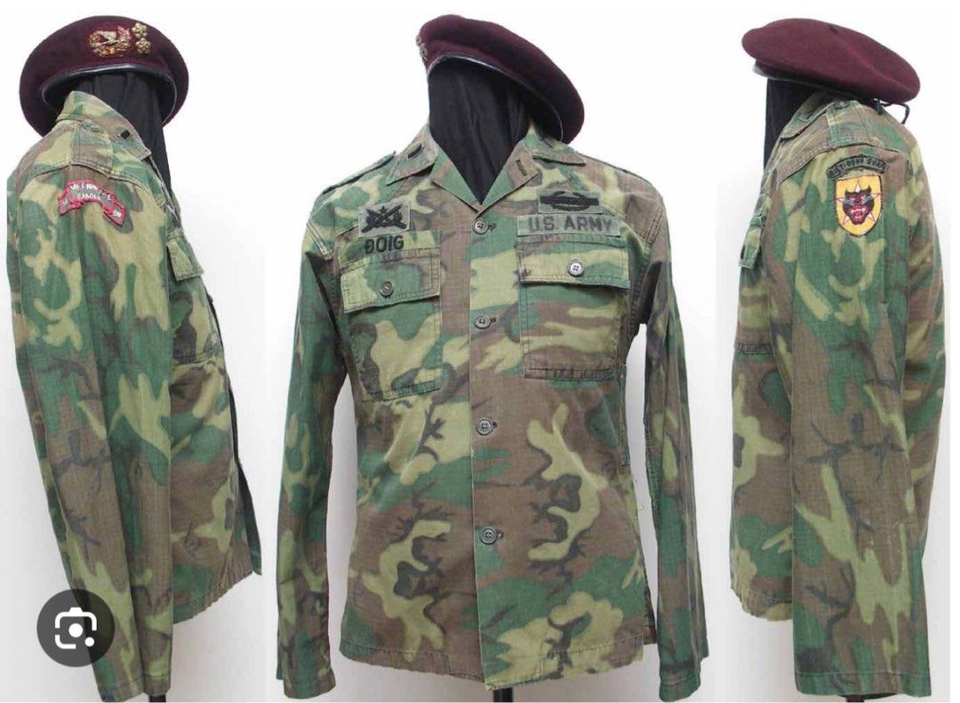 Us army arvn vietnam war military askar camo, Hobbies & Toys ...