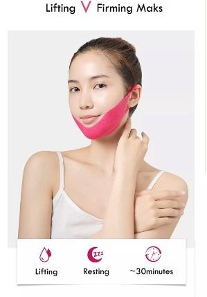 V Line Mask Neck Mask Face Lift V Lifting Chin Up Patch Reducer Neck ...