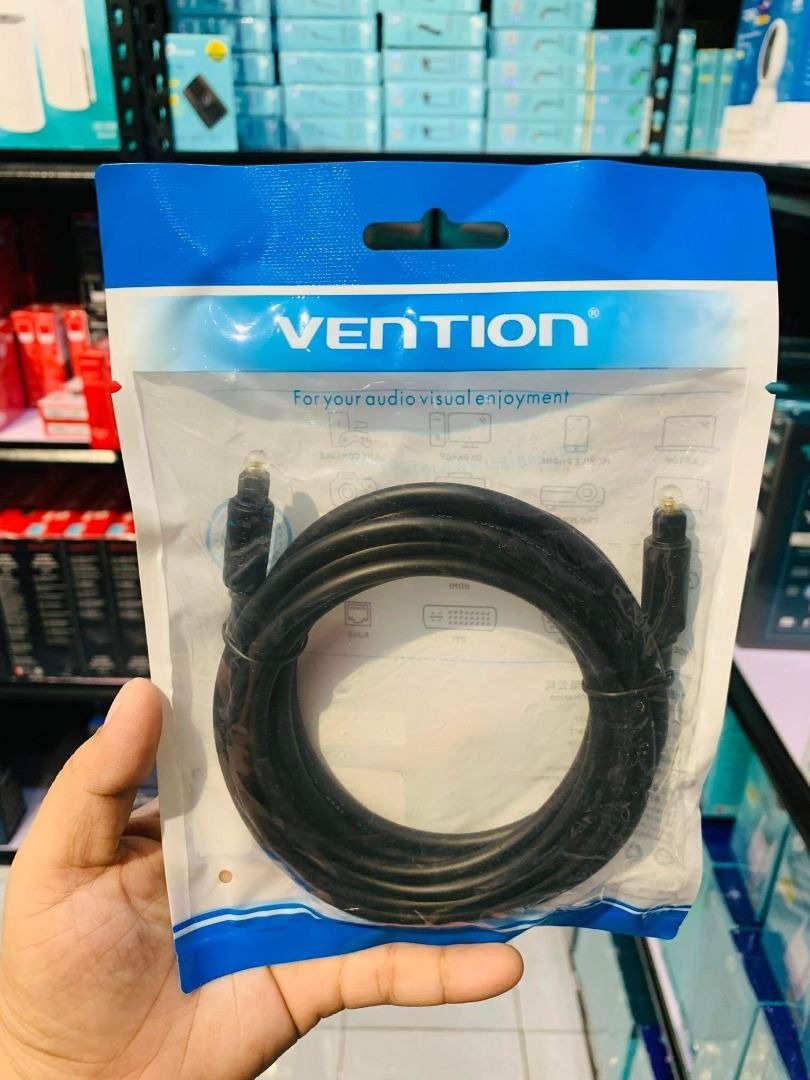 Vention 3M Optical Fiber Audio Cable Black BAEBI, Computers & Tech ...
