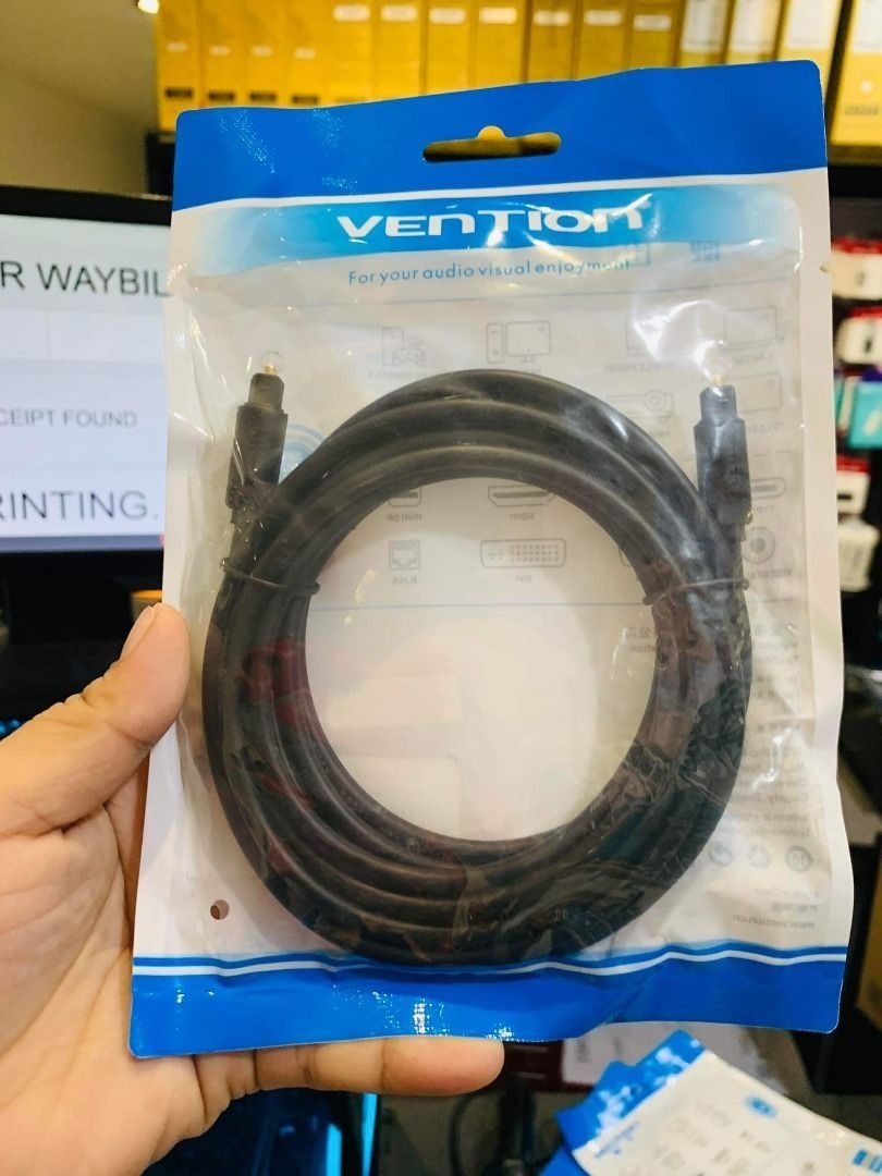 Vention 3M Optical Fiber Audio Cable Black BAEBI, Computers & Tech ...