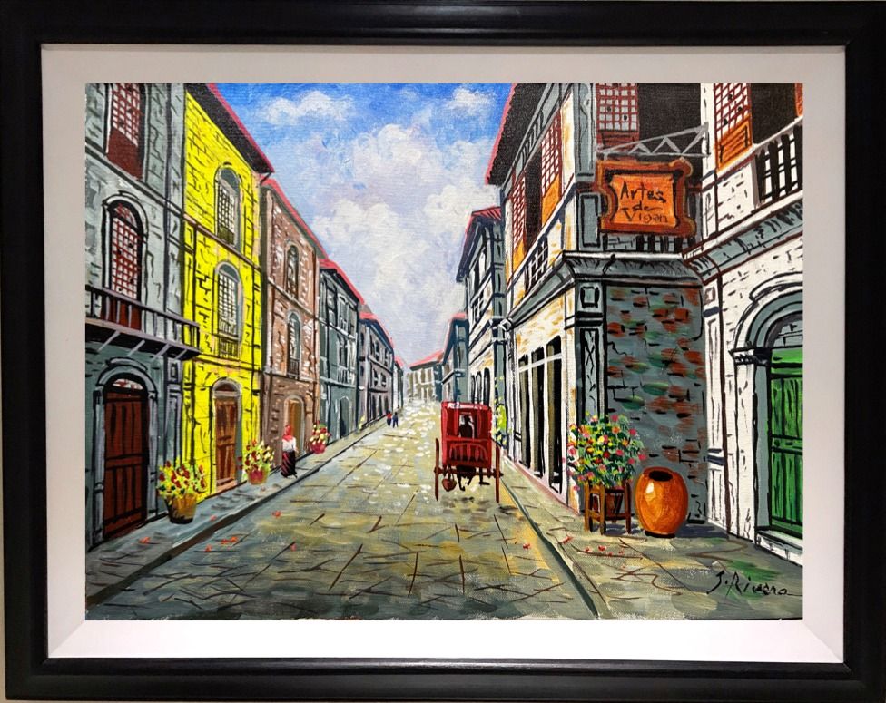 VIGAN 29 x 24 inches OIL ON CANVAS Paintings with Wood Frame, Ready to ...