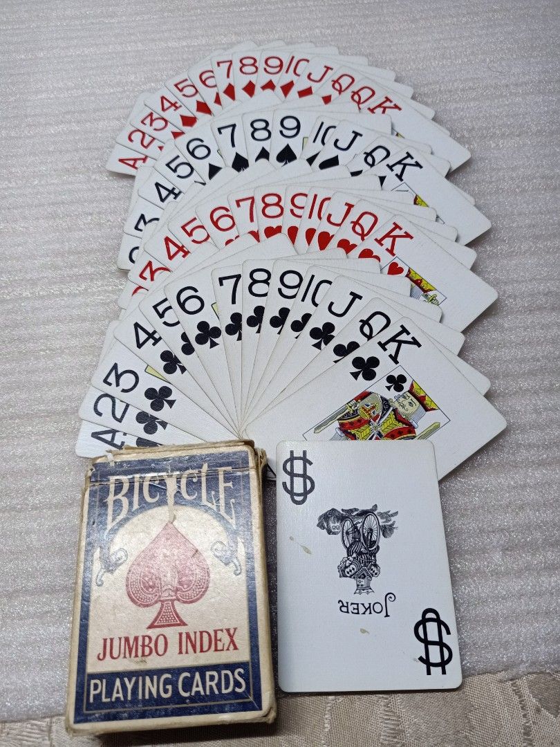 Vintage 2.5"x3.5 Jumbo Index playing card 250 *Y269, Hobbies & Toys ...