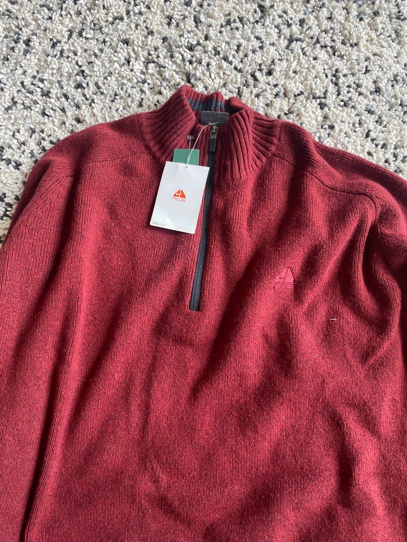Vintage DS Nike ACG Quarter Zip Sweater, Men's Fashion, Coats, Jackets ...