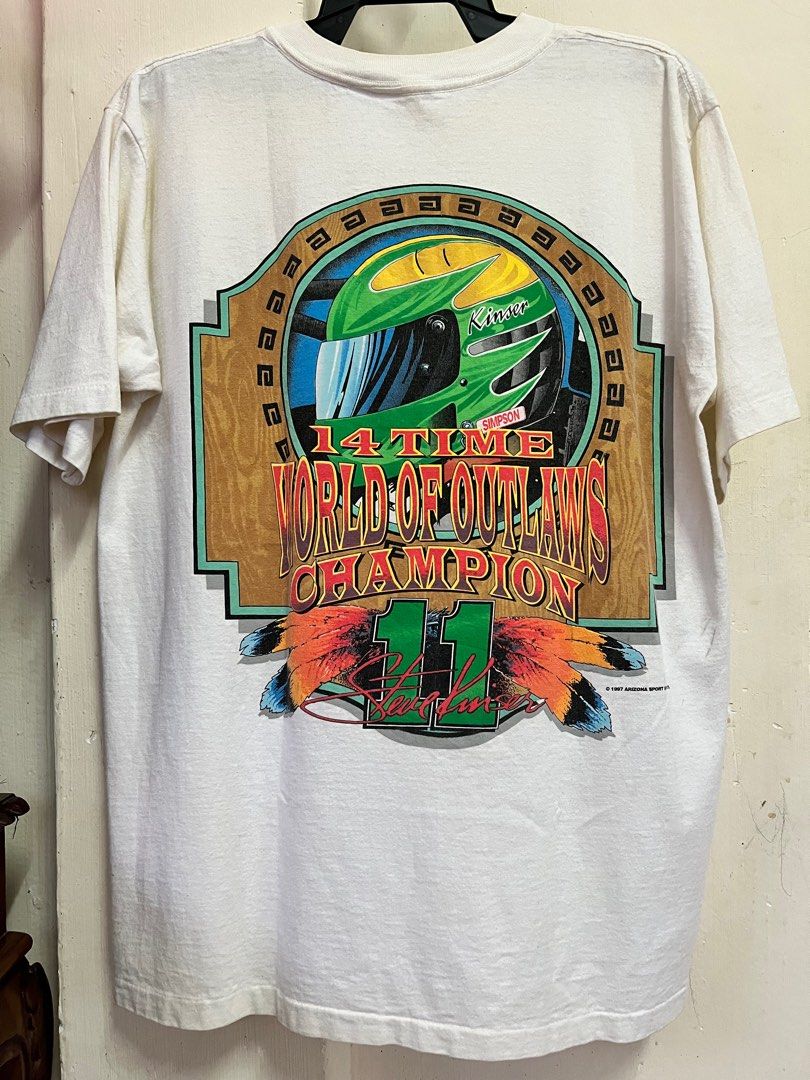 Vintage NASCAR Buggy Arizona Race Steve Kinser USA, Men's Fashion, Tops ...