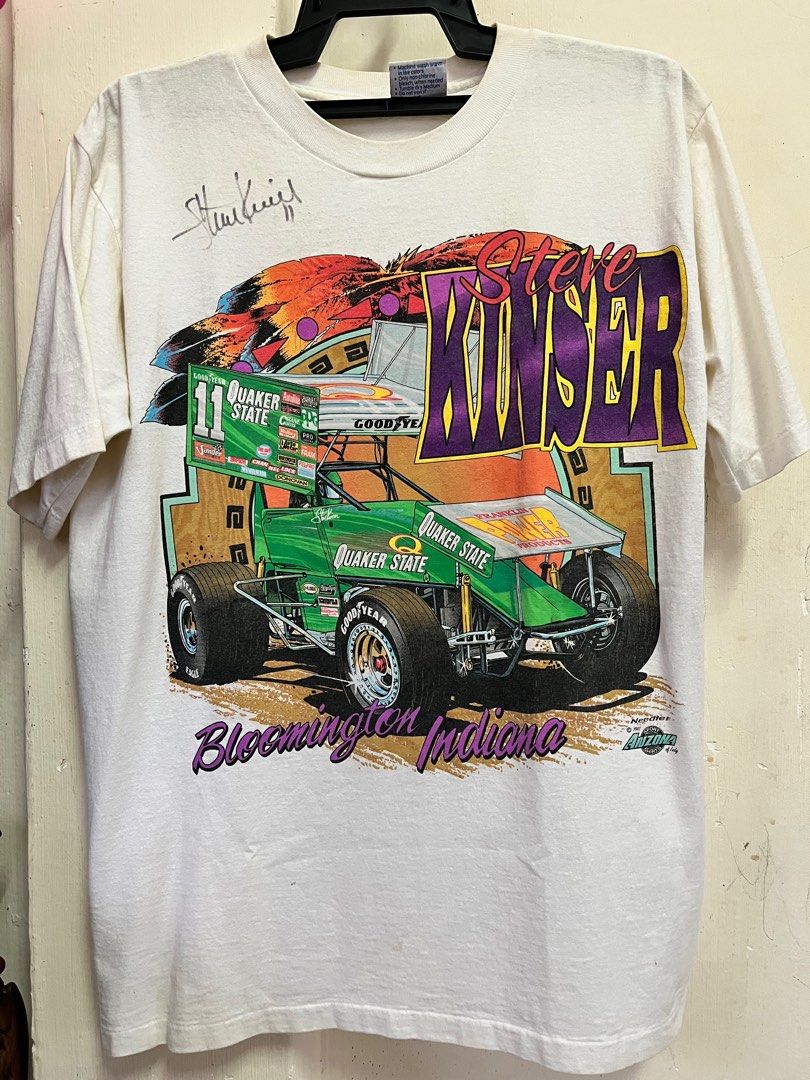 Vintage NASCAR Buggy Arizona Race Steve Kinser USA, Men's Fashion, Tops ...