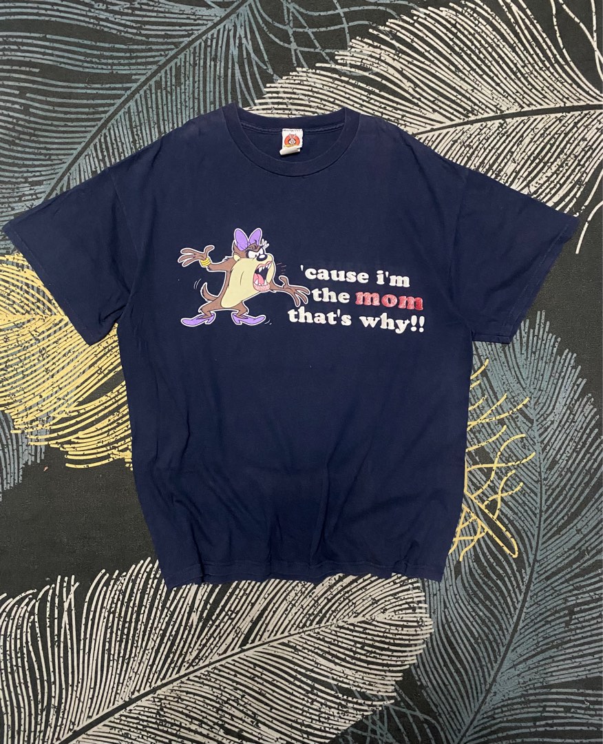 Vintage 2000Taz She-Devil CAUSENIM THE MOM Tee, Men's Fashion, Tops ...