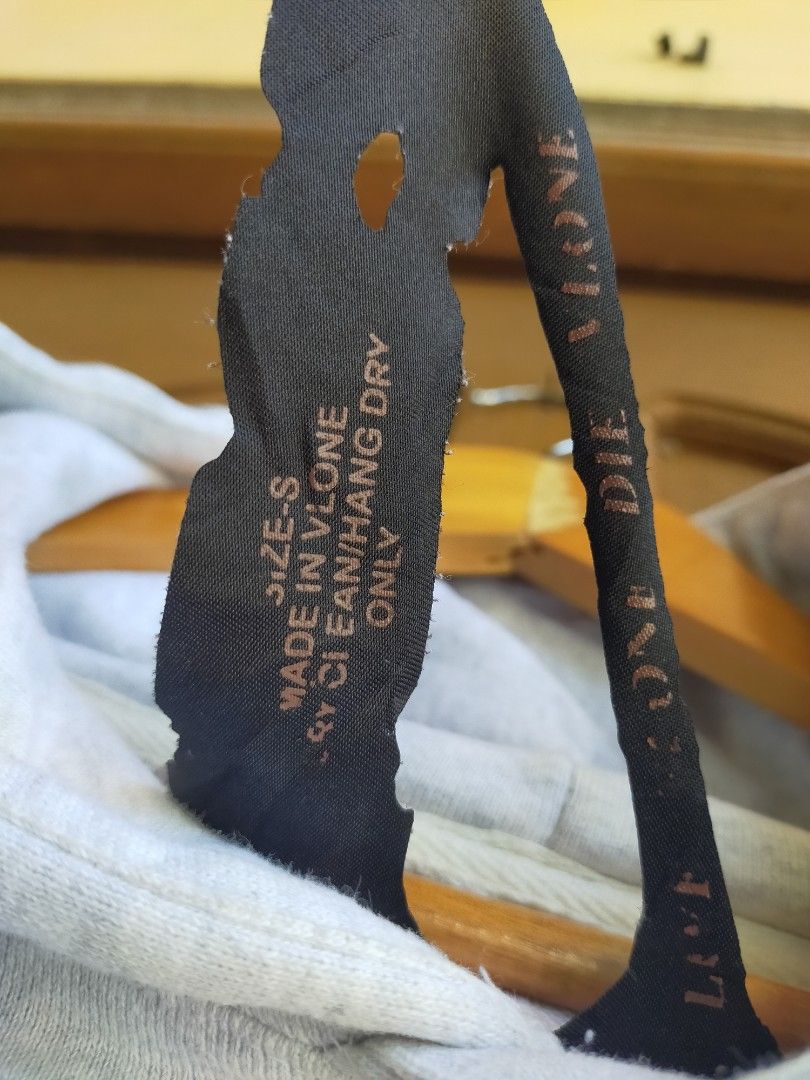 Vlone x Fragment Friends hoodie grey, Men's Fashion, Tops & Sets ...