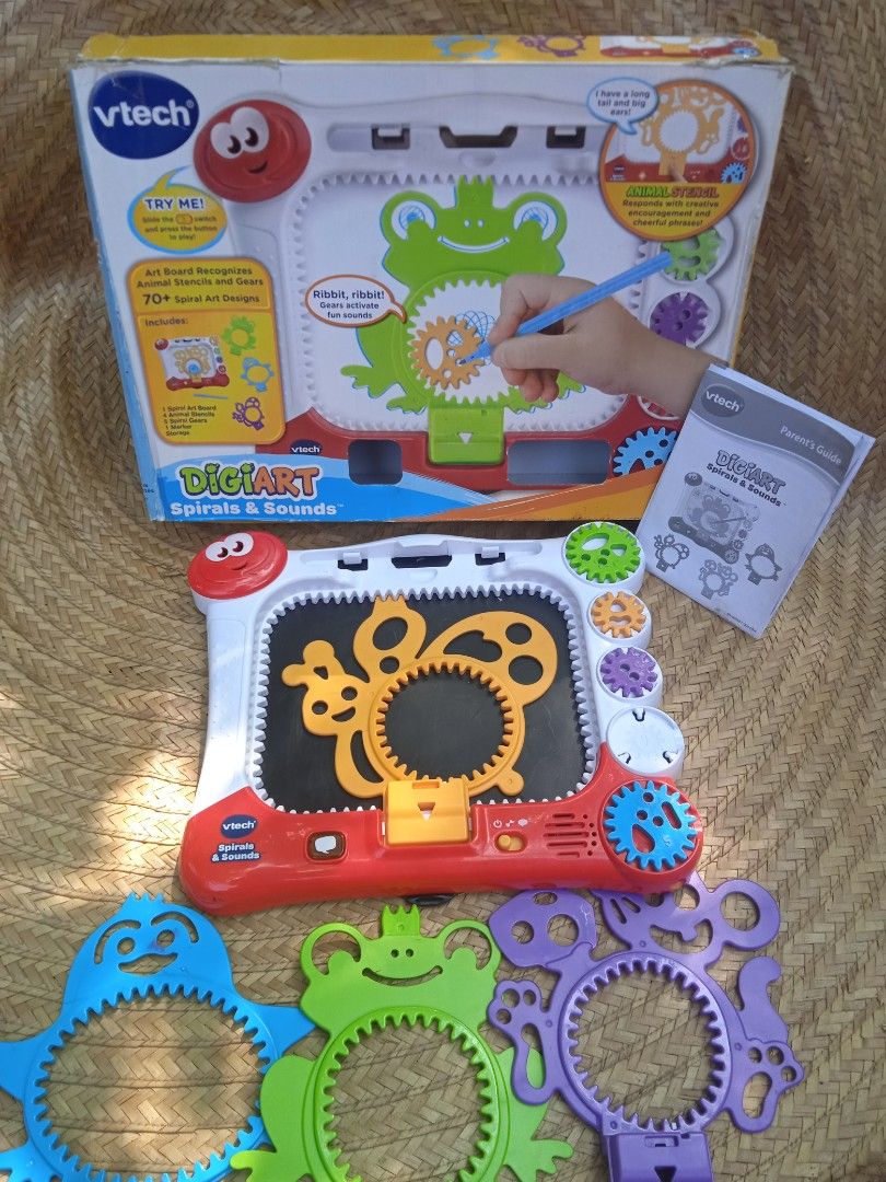 Vtech Digiart Spirals and Sounds, Babies & Kids, Infant Playtime on ...