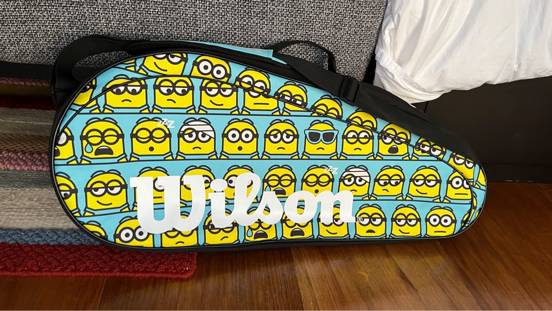 Wilson Minions 3R racket bag, Sports Equipment, Sports & Games, Racket ...