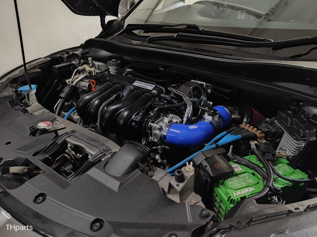 *with installation* Honda l13b l15b custom made open pod with k&n air filter trumpet style for ...