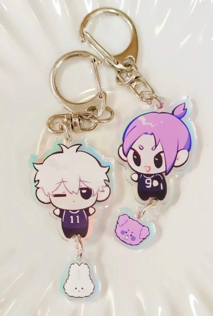 wts Bluelock Nagi & Reo acrylic chains, Hobbies & Toys, Memorabilia ...