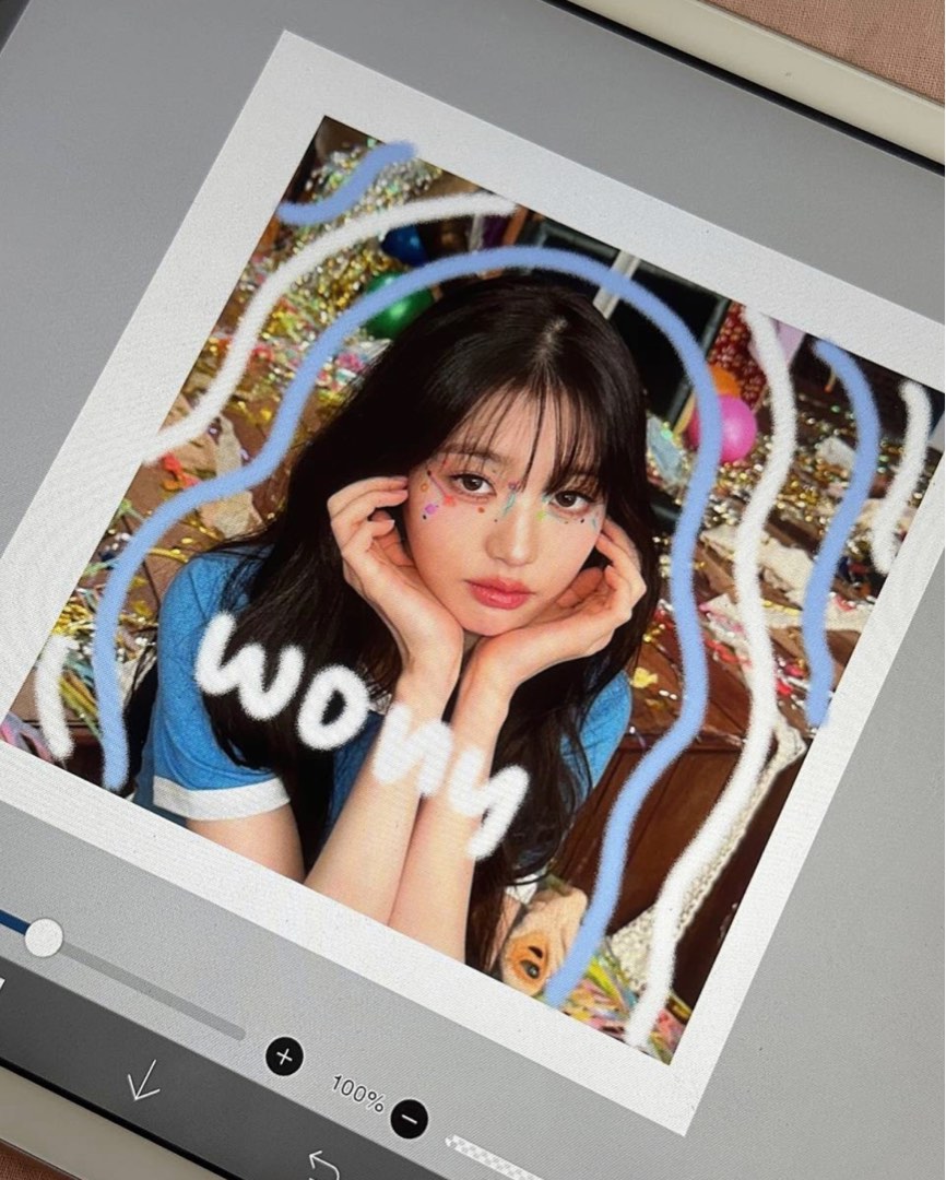 wts ive wonyoung mailing sticker, Hobbies & Toys, Memorabilia ...