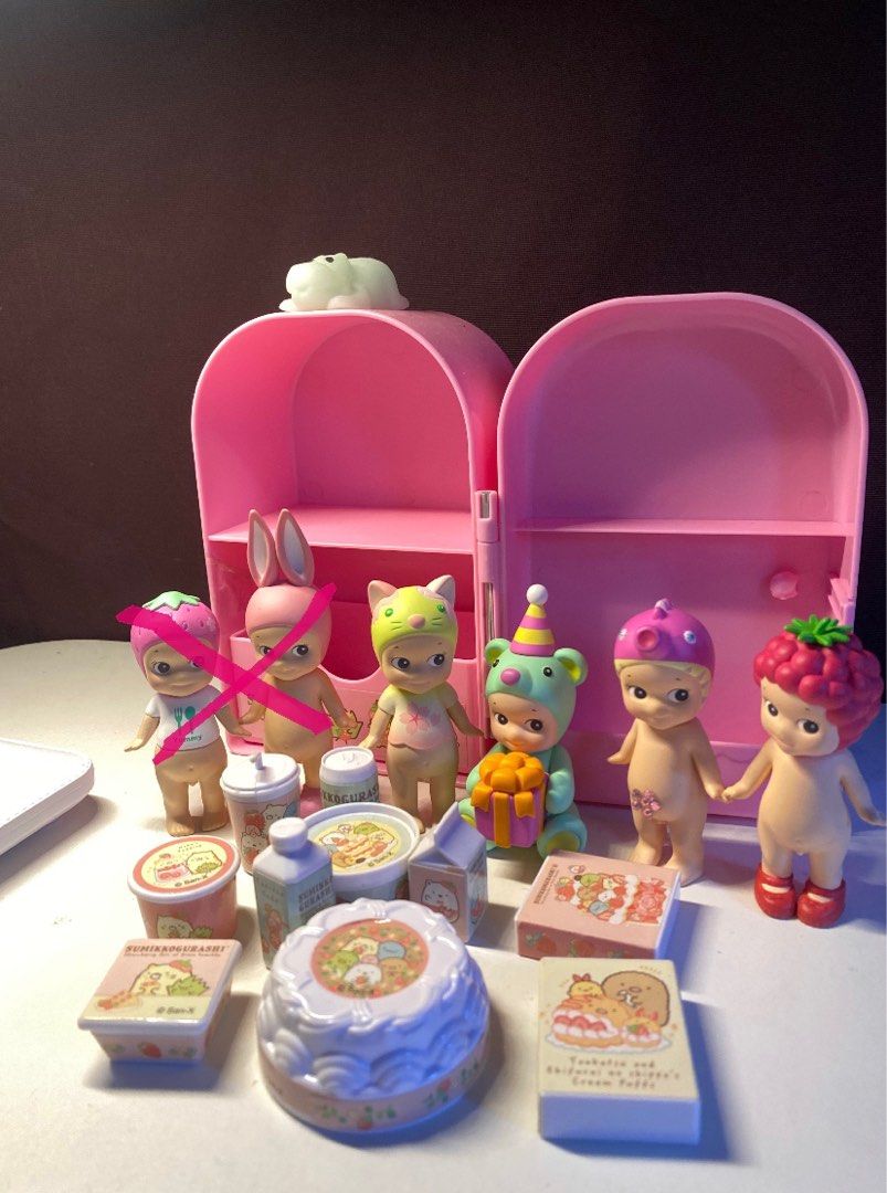 wts ufs sonny angel set! raspberry, cherry blossom spring, seahorse ...