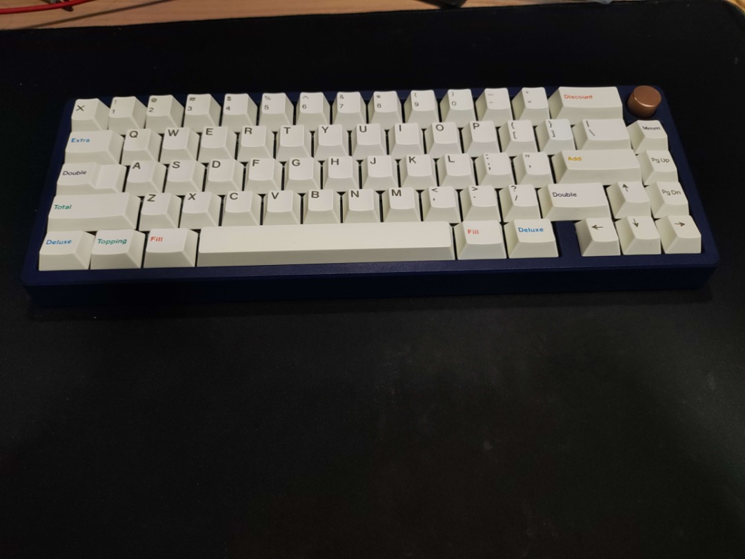 Zoom65 v1 Navy Custom Keyboard, Computers & Tech, Parts & Accessories ...