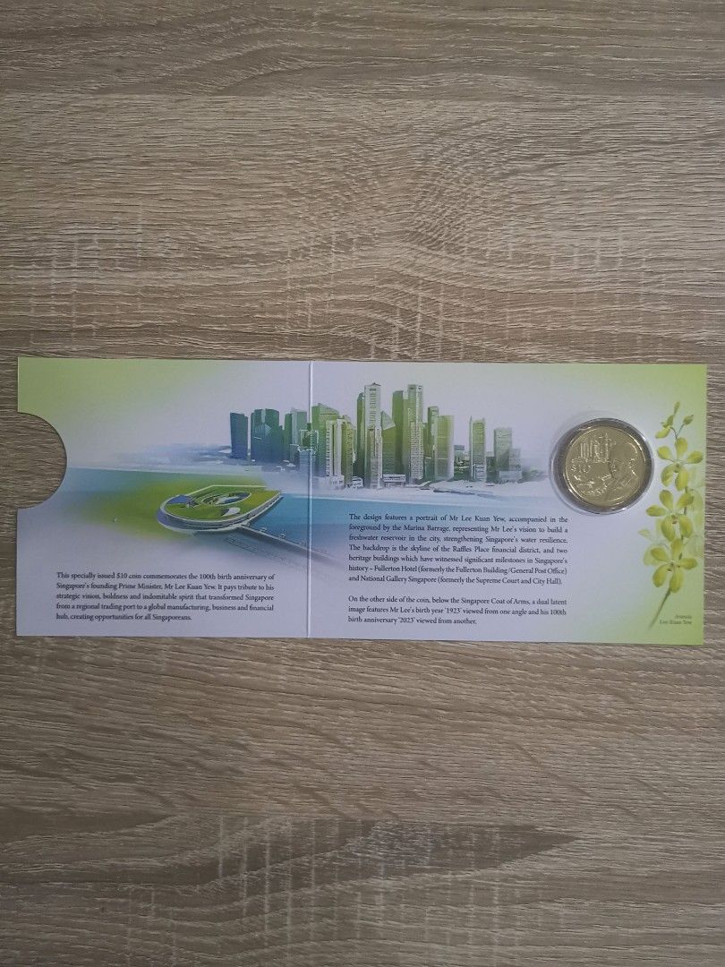 $10 LKY 100th Birth Anniversary Coin, Hobbies & Toys, Memorabilia ...