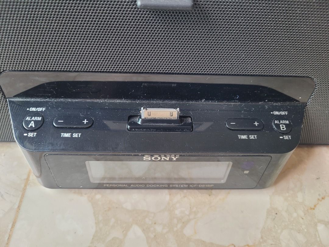 1149 S32-21 Sony Personal Audio Docking System Model ICF-DS15iP Used ...