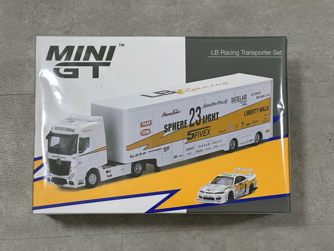 1/64 Mini GT LB Racing Transporter Set (MGTS0004), Hobbies & Toys, Toys ...